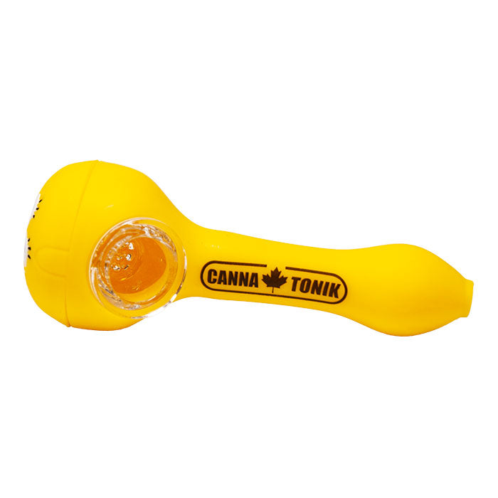 Cannatonik Spongebob Silicone Yellow Hand Pipe – Da'Bong Smoke Accessories